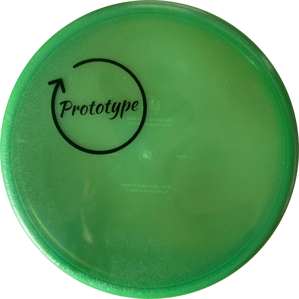 Ocean Discs Bubble Sea Turtle - Prototype – London Disc Golf Community