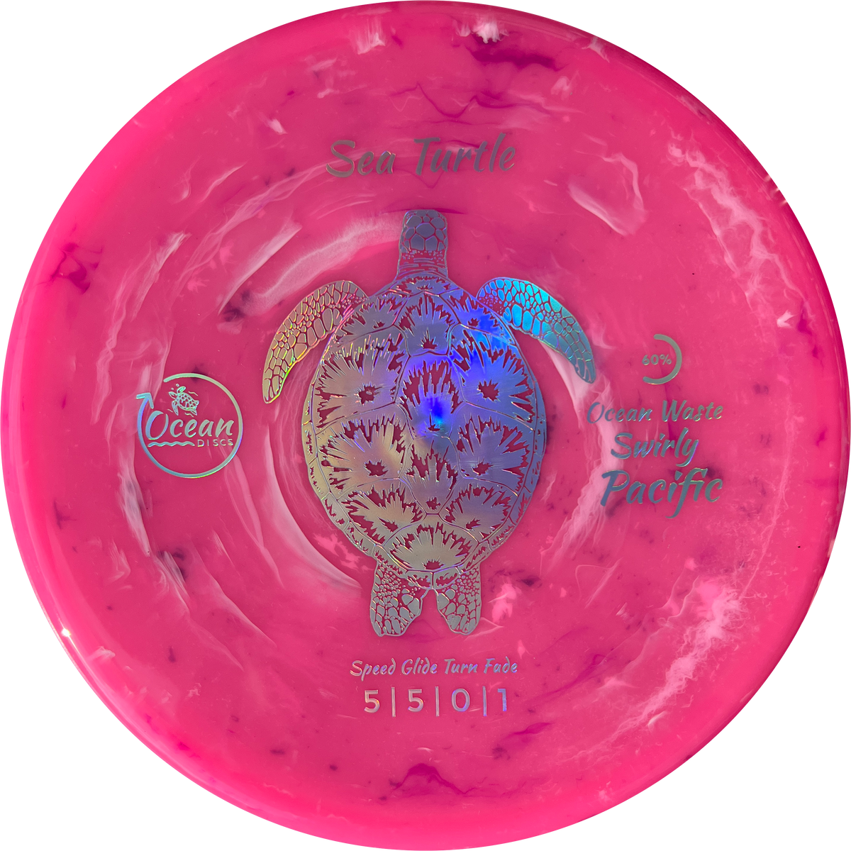 Ocean Discs Swirly Pacific Sea Turtle – London Disc Golf Community
