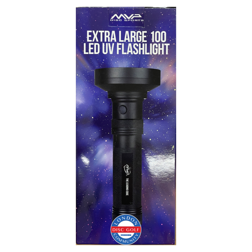 MVP Extra Large UV 100 LED Flashlight – London Disc Golf Community